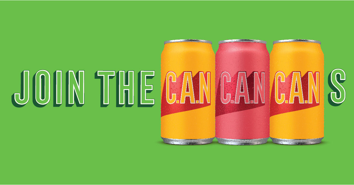 C.A.N - Create. Action. Now. - A low sugar, low cal, tasty A.F. vodka ...